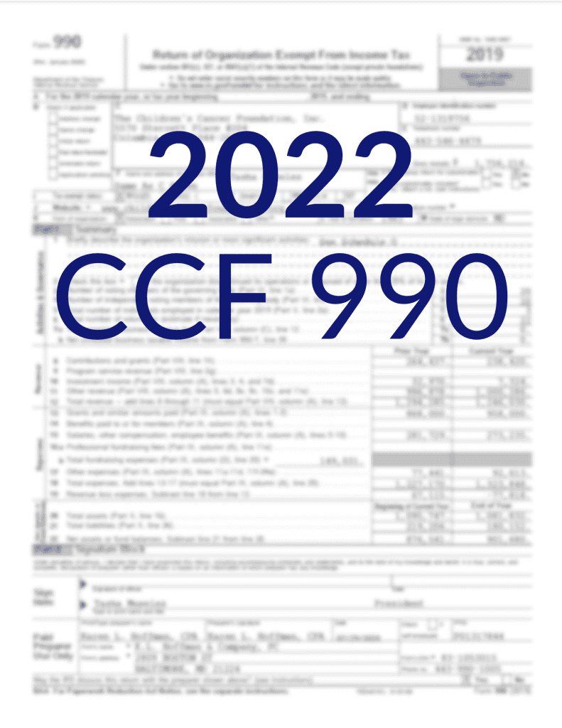 Tax Reports and Certifications - The Children’s Cancer Foundation